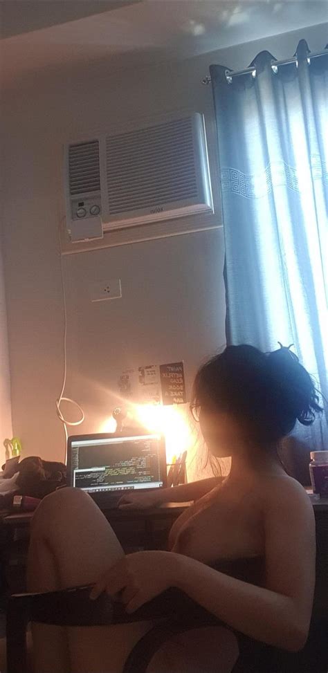 Naked While Coding Gag