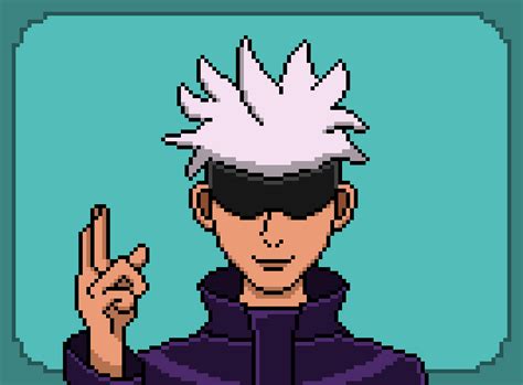 Satoru Gojo Rpixelart
