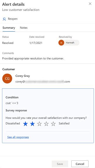 Work With Alerts In Dynamics Customer Voice Microsoft Learn