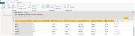 Adicionar Uma Coluna De Exemplos No Power BI Desktop Power BI