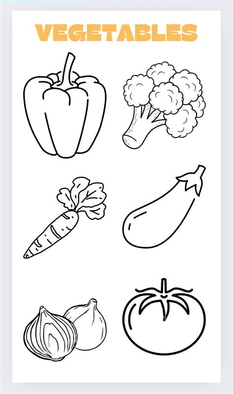 24 Vegetable Coloring Pages Free Pdf Printables Artofit