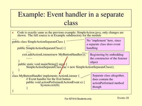 Ppt Event Handling Powerpoint Presentation Free Download Id5571491