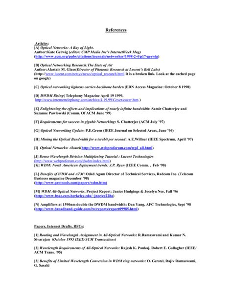 1 Routing And Wavelength Assignment In All