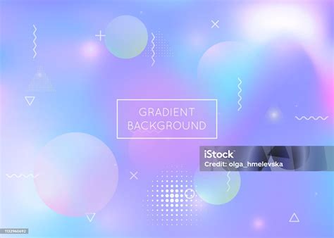 동적 유체와 액체 모양 배경입니다 홀로그램 바우하우스 색상 요소 그라데이션 0명에 대한 스톡 벡터 아트 및 기타 이미지 0명