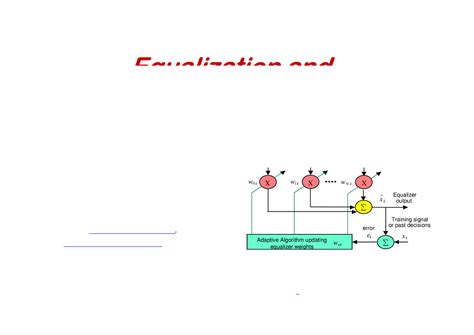 Equalization And Diversity Concepts In Non Linear Systems Control