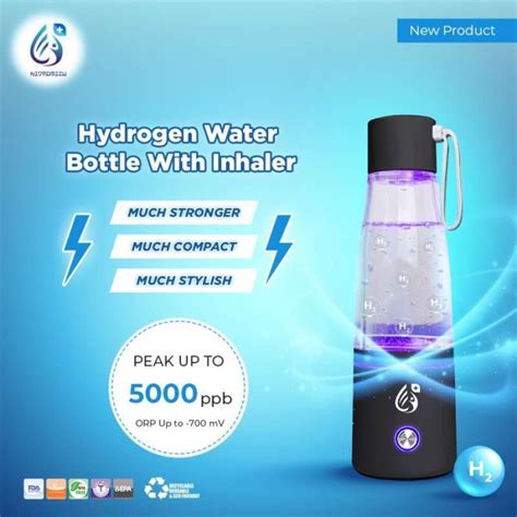 Promo Hidromizu Plus Botol Air Hydrogen Water Generator With Inhaler