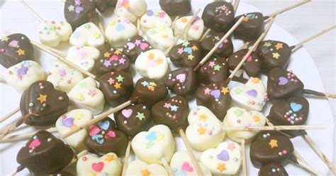 チョコマシュマロスティック By ★pipi★ 【クックパッド】 簡単おいしいみんなのレシピが321万品