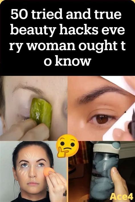 50 Tried And True Beauty Hacks Every Woman Ought To Know Artofit