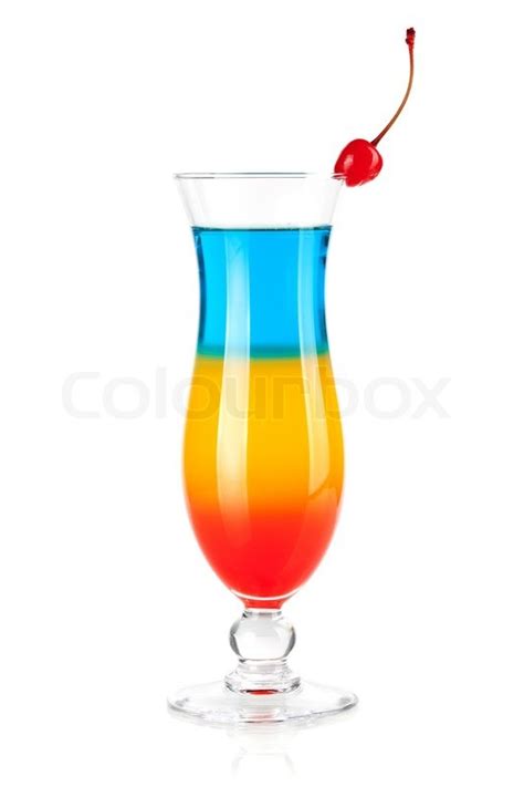 Cocktail Collection Three Layered Stock Image Colourbox
