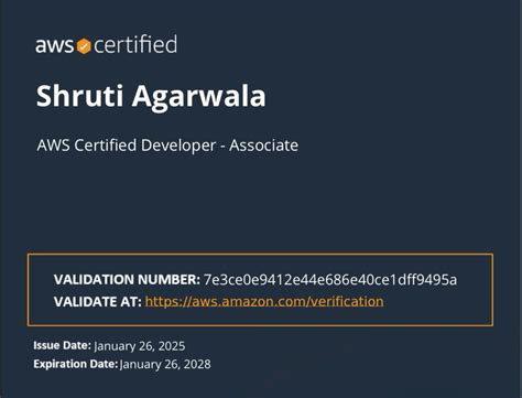 Shruti Agarwala On Linkedin Aws Cloudcomputing Awscertified Developer Learning Careergrowth