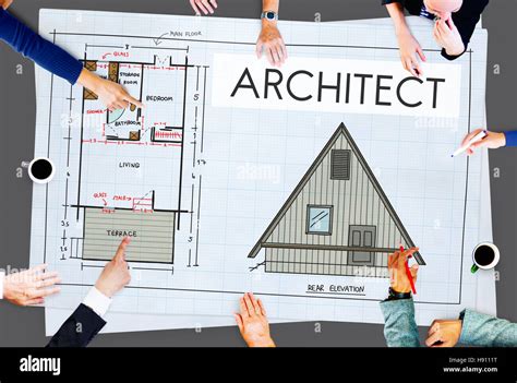 Architect Architecture Design Infrastructure Construction Concept Stock