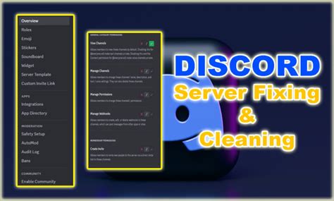 Fix Discord Server And Fix Technical Problems By E3nijhum Fiverr