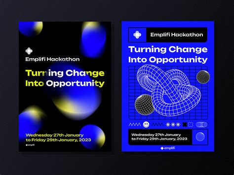 Hackathon Posters By Serpi001 For Emplifi On Dribbble