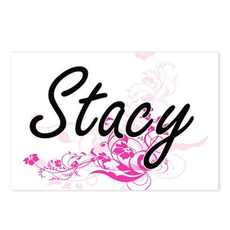 Stacy Artistic Name Desig Postcards Package Of 8 By Johnny Rico Cafepress