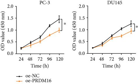 Oe Prdm16 Restrains Malignant Progression Of Prostate Cancer Cells A