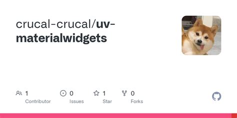 Uv Materialwidgets Docs Build Linux Md At Main Crucal Crucal Uv