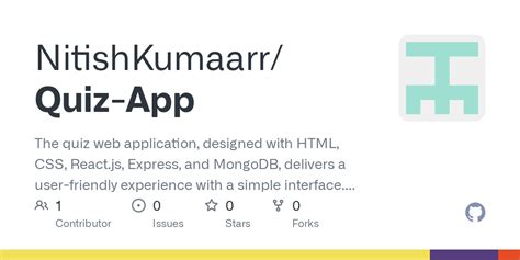 Github Nitishkumaarrquiz App The Quiz Web Application Designed