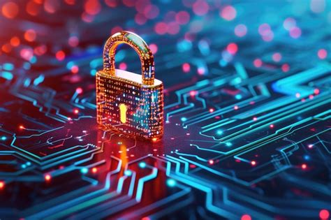 Premium Photo Cyber Security Technology For Protecting Online Data