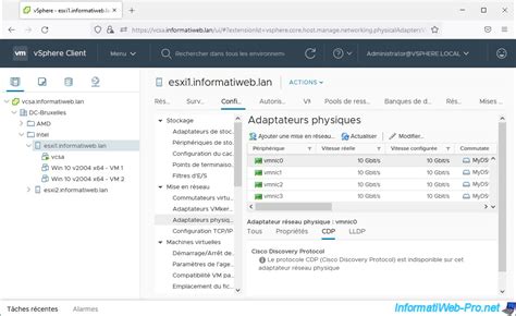 Use The Lldp Discovery Protocol On A Vds Switch On Vmware Vsphere 67