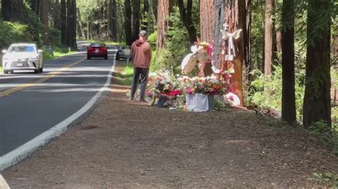Memorial For Marin County Crash Victims Includes Flowers Easter