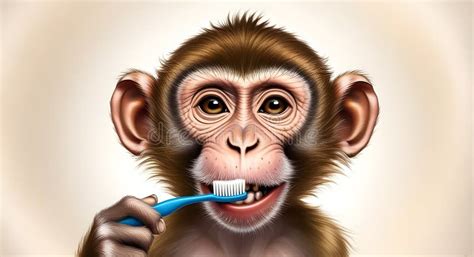 A Monkey With A Tooth In Its Teeth Stock Image Image Of Mammal