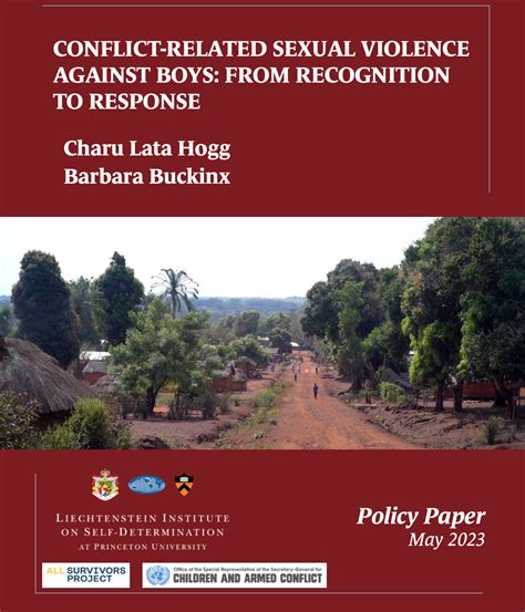 Conflict Related Sexual Violence Against Boys From Recognition To
