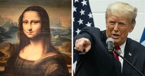 Trump Drew A Baffling Link Between Himself And The Mona Lisa Huffpost