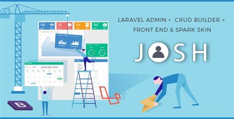 josh laravel admin template front end crud creativesea