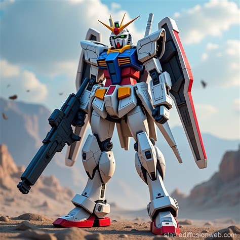 Female Gundam Character Design Stable Diffusion Online