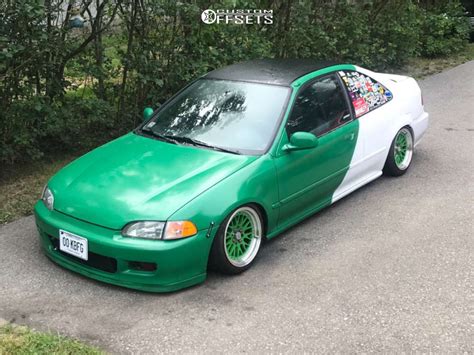 1994 Honda Civic With 15x8 25 Avid1 Av12 And 19545r15 Evergreen Eh23 And Coilovers Custom Offsets