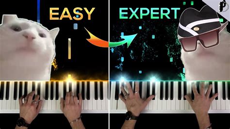 Cat Vibing To Ievan Polkka Easy To Expert Youtube