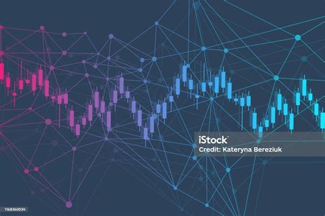 주식 시장 또는 외환 거래 그래프 금융 시장 벡터 그림 추상 금융 배경차트 개념에 대한 스톡 벡터 아트 및 기타 이미지 개념 건축물 경제 Istock