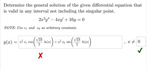 Solved Determine The General Solution Of The Given Chegg