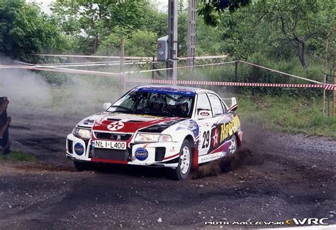 Typa Radosław − Żuk Wojciech − Mitsubishi Lancer Evo V − Rajd Polski 2005