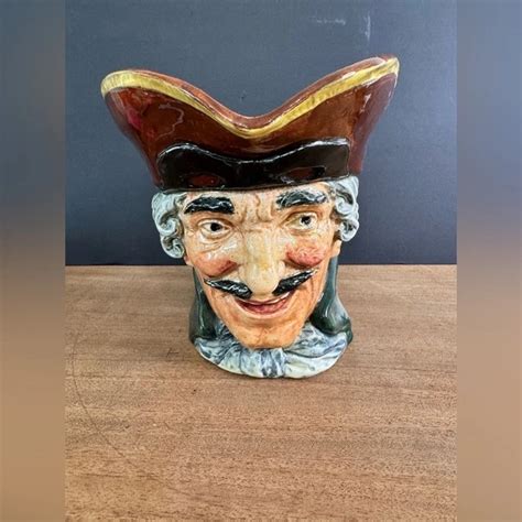 Vintage Large Royal Daulton Toby Jug Dick Turpin Pitcher Porcelain