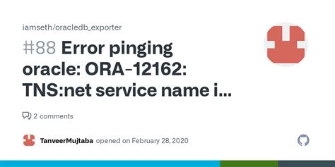 Error Pinging Oracle ORA 12162 TNS Net Service Name Is Incorrectly