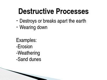 Destructive And Constructive Processes By Brittany Newton TPT