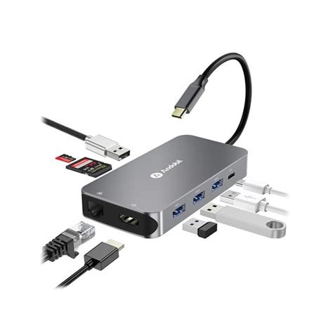 Adaptador Hub En Usb C Andobil NETPC