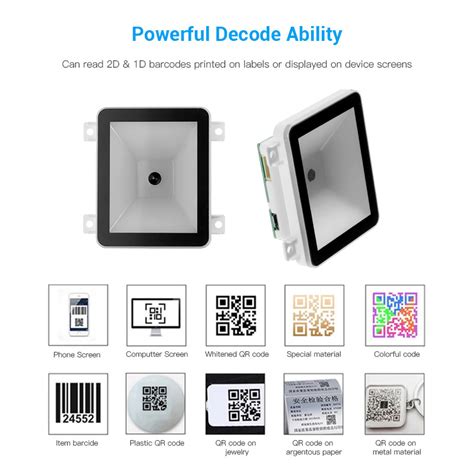 QR Barcode Scanner D D QR Code Reader TTL USB RS Interface Barcode Scanner Module