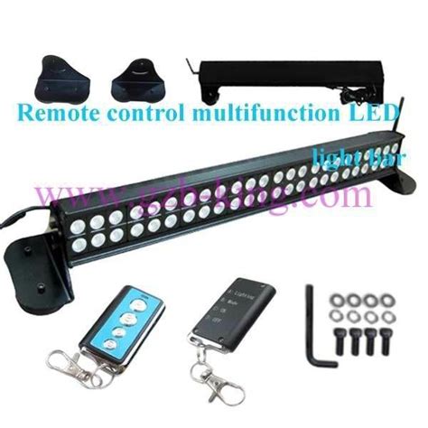 Multifunction Strobe Led Light Bar With Strong Magnet Without Drill Installation Led Lb48w B