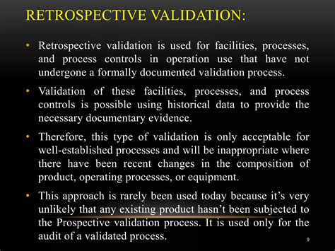Introduction And Scope Of Validation Pptx