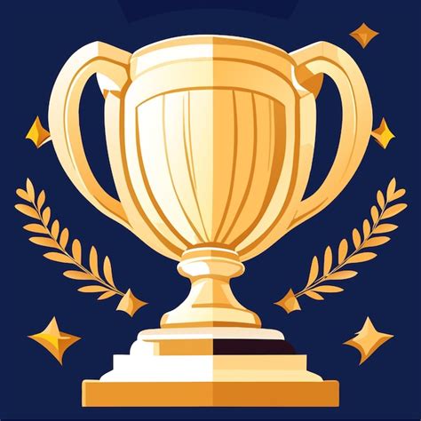 Premium Vector Gold Trophy Cup
