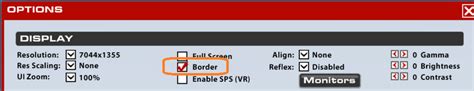 Borderless Windowed Mode Riracing