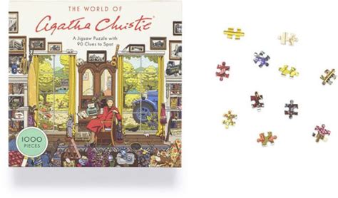 The World Of Agatha Christie 1000 Piece Puzzle 1000 Piece Jigsaw With