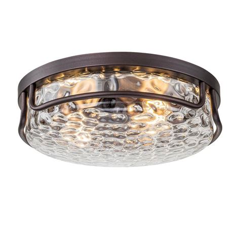 Edislive Calliope 12 79 In 2 Light Oil Rubbed Bronze Flush Mount Ceiling Lights With Seeded