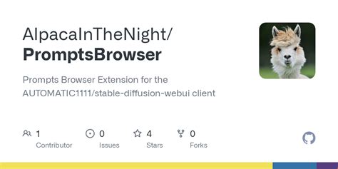 Github Alpacainthenightpromptsbrowser Prompts Browser Extension For