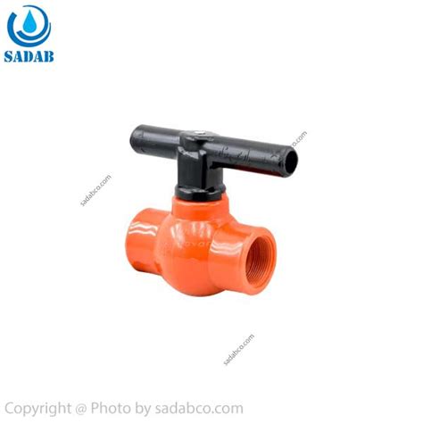 بال ولو دسته کوتاه دوسر دنده داخل سداب پلیمر