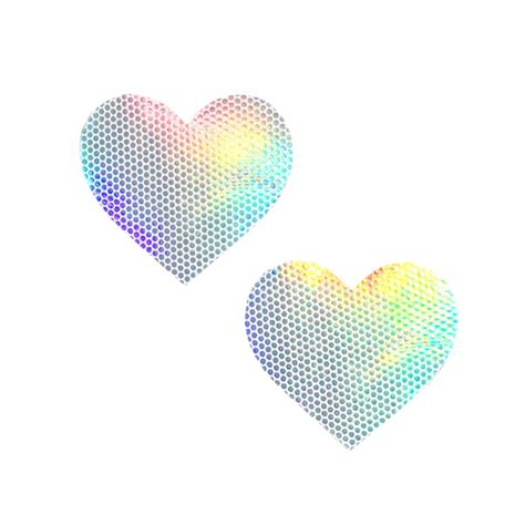 Holographic Dots Heart Nipz Deja Vu Love Boutique Vista Ca