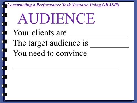 Grasp Performance Assessment Pptx