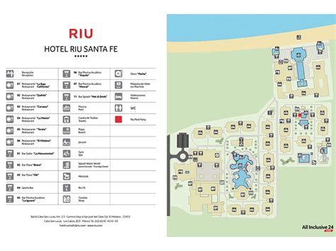 Riu Santa Fe Map Atelier Yuwa Ciao Jp